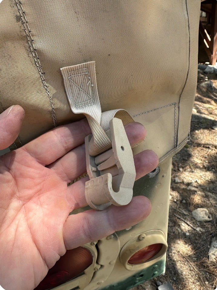 PLASTIC Hook C for Military Canvas Tan, Black or White – Federal ...
