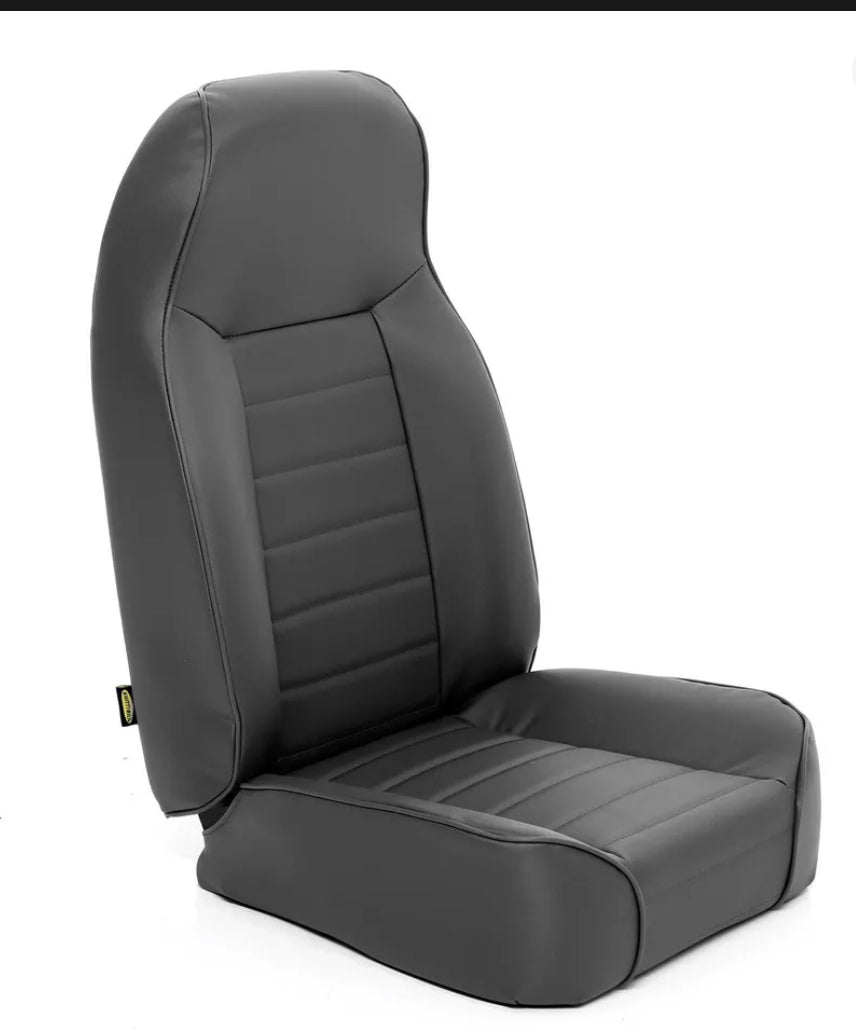 New Non-Reclining Black Vinyl Humvee Seat Hmmwv Seats For Your Militar ...
