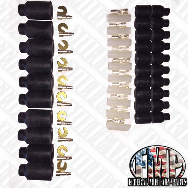 Electrical Rubber Shell Connectors - Male / Female - 10 Each - Connect ...