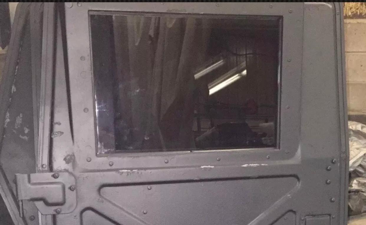Bullet Resistant 3/8" Grey Tinted Side Windows- Set of 4 -fits Militar ...