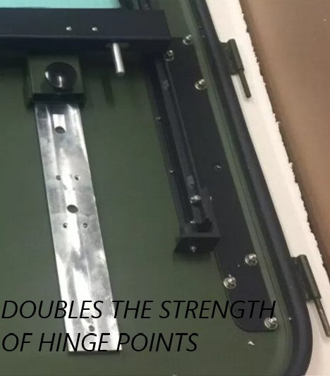 Reinforcement Plate - Full Length Hinge Backing Plate - for HUMVEE Har ...