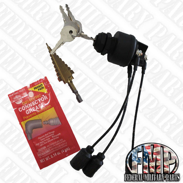 Install Kit + Keyed Ignition Switch- Plug & Play- Fits Military Humvee ...