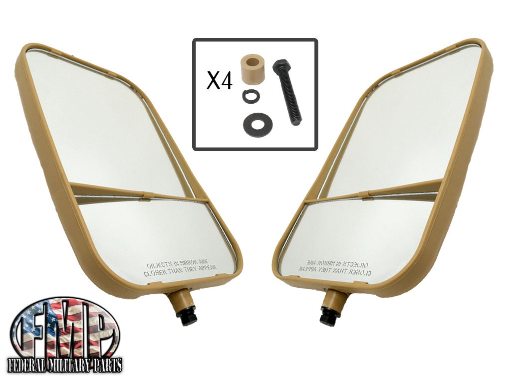 Military Humvee OEM Side Mirrors Black, Tan or Green. Single or pair ...