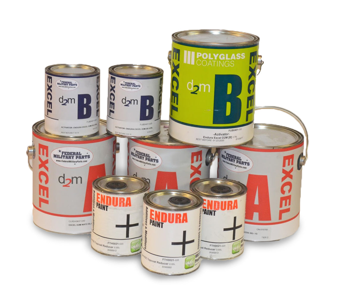 Camo Paint Kit - 5 Gallon - Camouflage Woodland Pattern - NATO Black ...