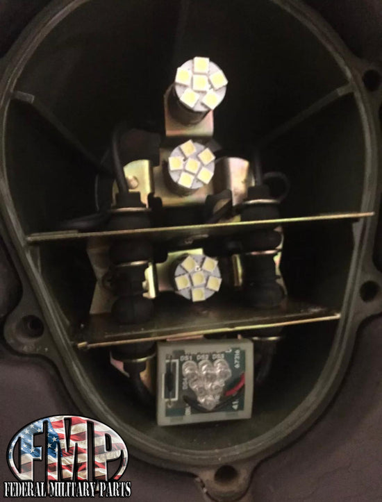 4 Bulb Military Tail Light LED Conversion Kit: (4) 13 LED fits Humvee ...