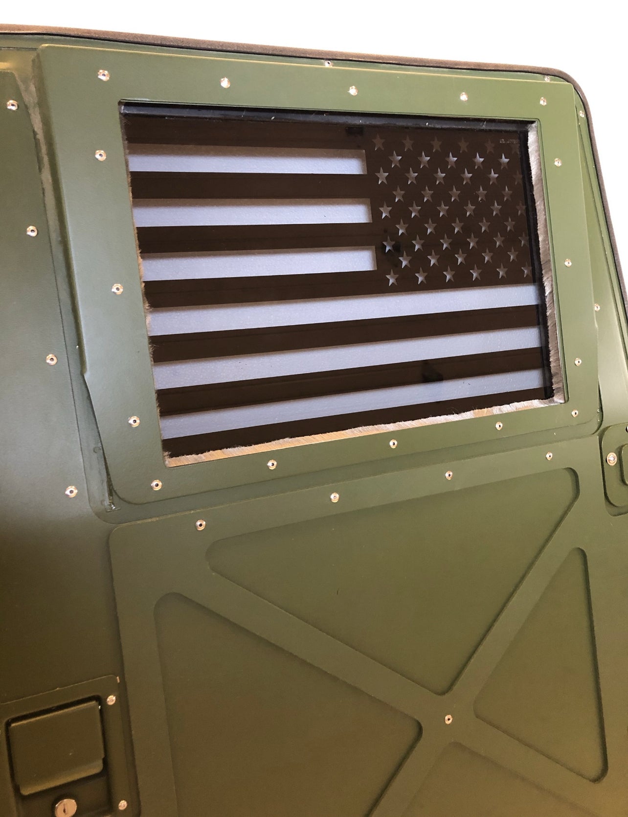 American Flag Vinyl Window Film for Military Humvee – Federal Military ...