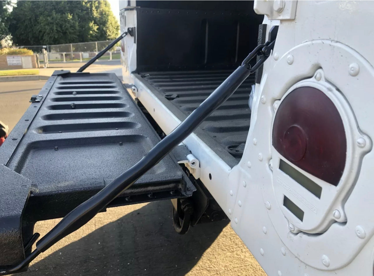 Tailgate Chains for Military Humvee - Complete Kit includes hardware ...