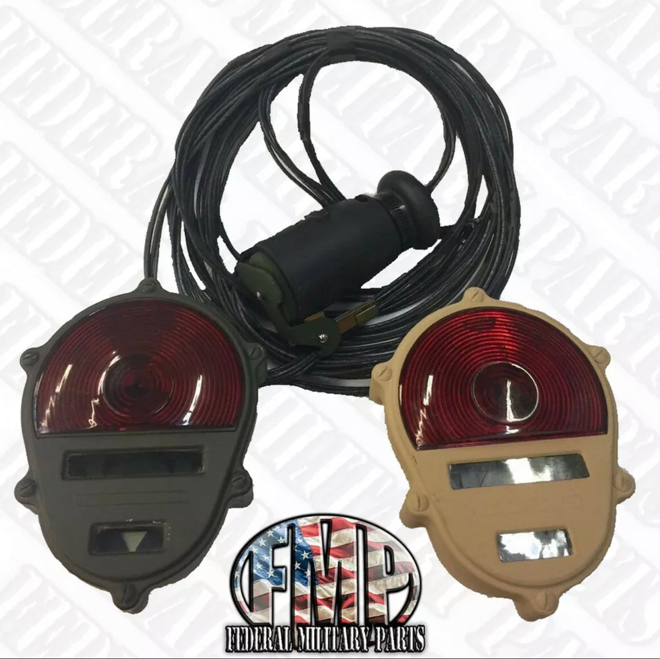 24v Tail Light Kit Civilian Trailer fits Military Humvee M998 Plugnpla ...