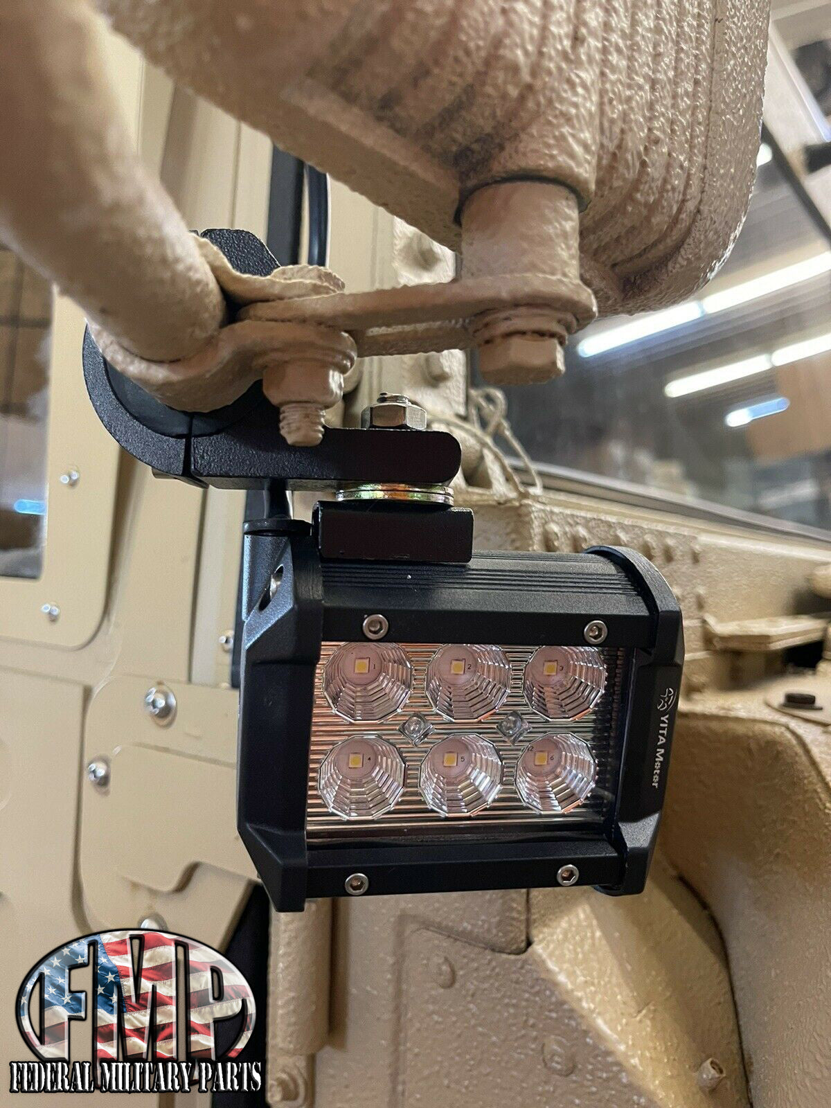 Military Humvee Mirror Mounted Dual Light Kit LED 24V – Federal ...