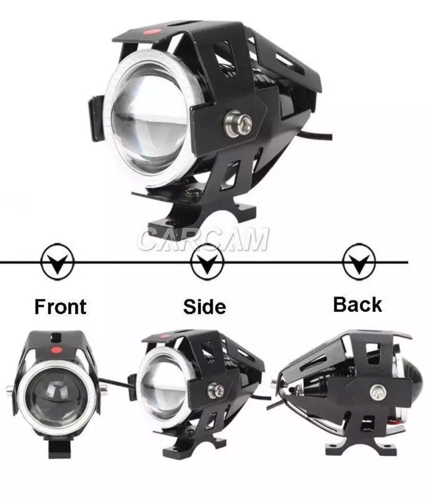 Pair - Round Interior Cab Round Lights U5 Blazer 24V LED fits Humvee M ...