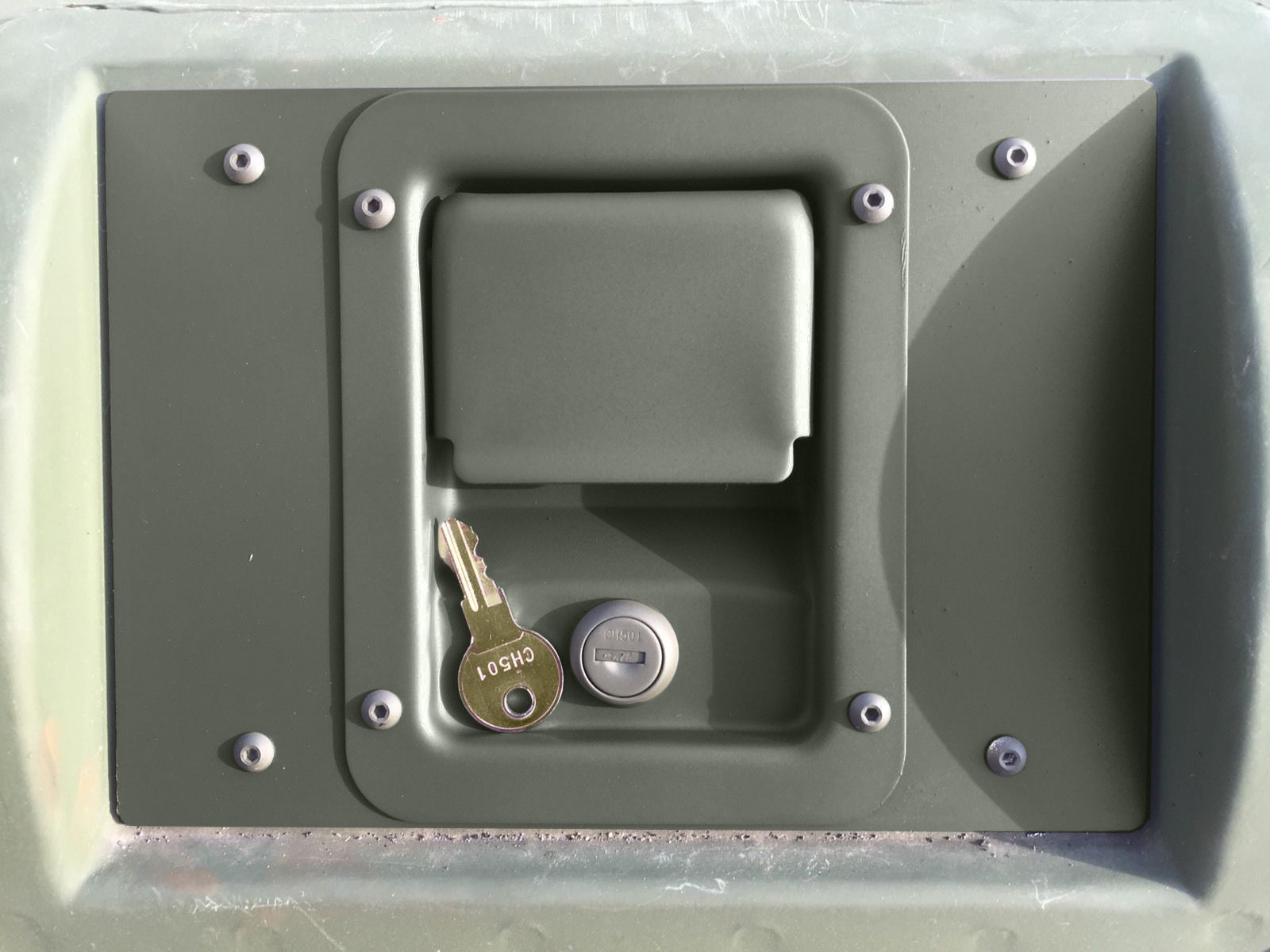 Locking Slantback Handle Rear Exterior Hatch Latch Military Humvee Sla ...