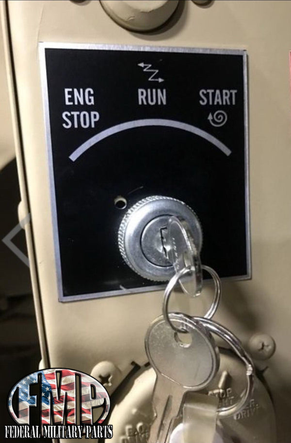 Install Kit + Keyed Ignition Switch- Plug & Play- Fits Military Humvee ...